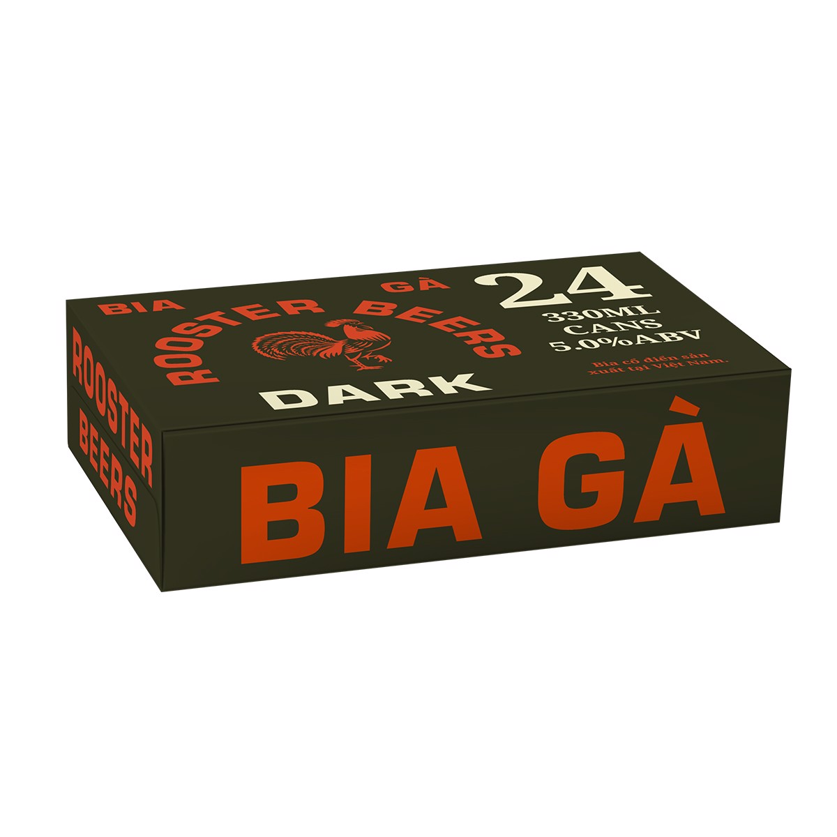 [Tặng 2 Lon ]Rooster Beers Dark - Thùng 24 Lon (330ml) - CÔNG TY CỔ ...